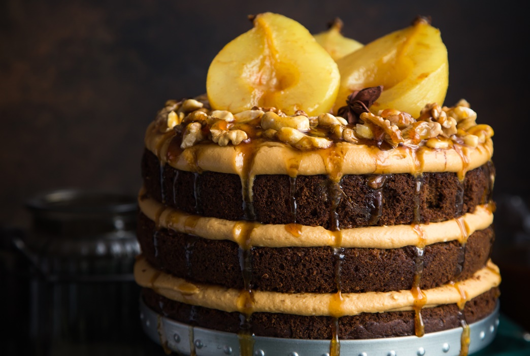 Recept dana: Torta s kruškama i lješnjacima