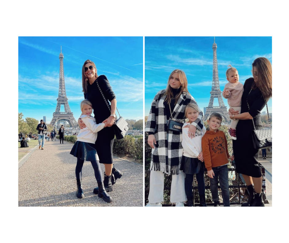 Jesen u Parizu: Amra Džeko s djecom uživa u gradu ljubavi