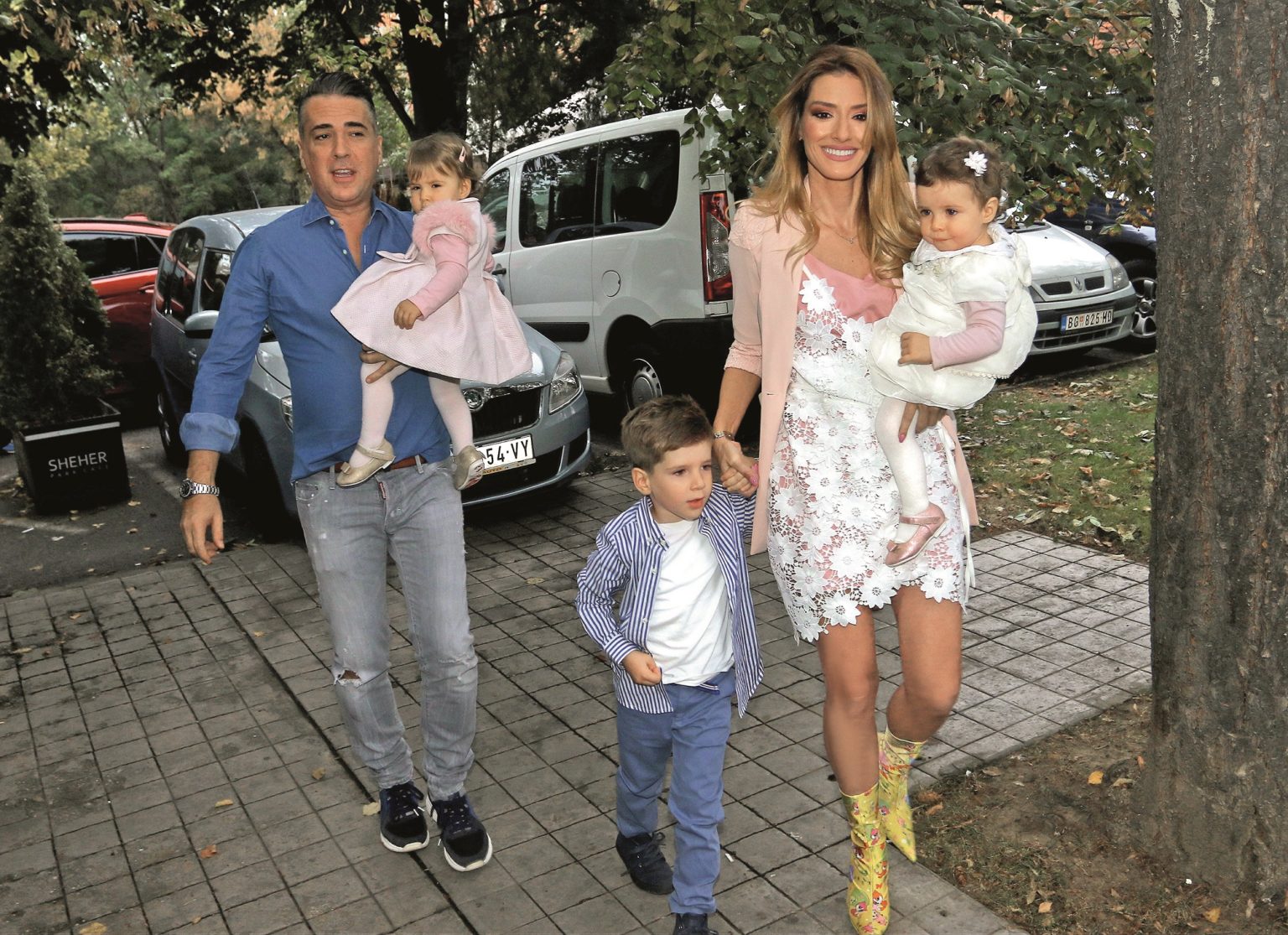 Celebration of the birth of Ana and Srna children by Zeljko Joksimovic ...