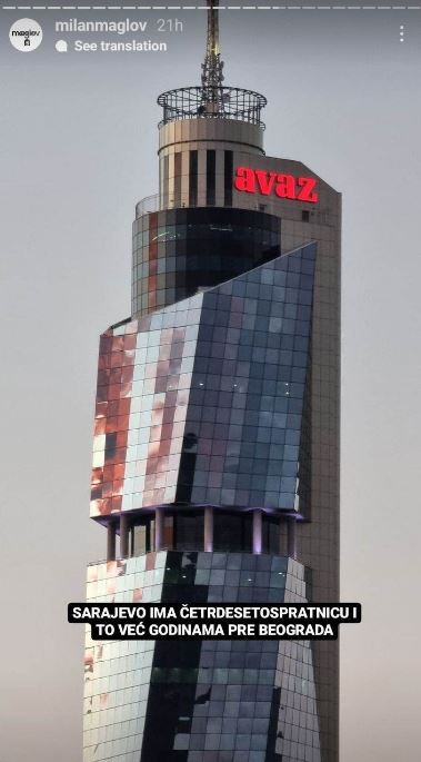 Milan Maglov boravi u Sarajevu, pohvalio se intervjuom u "Azra" magazinu