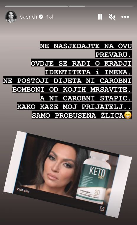 Nina Badrić opet na udaru prevaranata: Ne nasjedajte, radi se o krađi identiteta